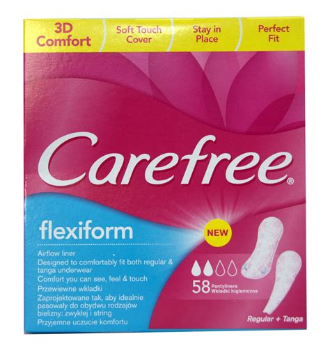 Carefree flexiform +3D Comfort 58 | HEALTH AND BEAUTY \ PANTY LINERS ...