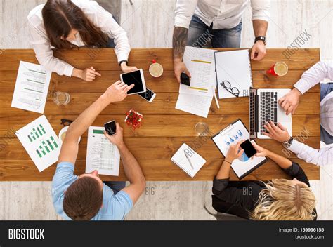 Group Busy Business Image Photo Free Trial Bigstock