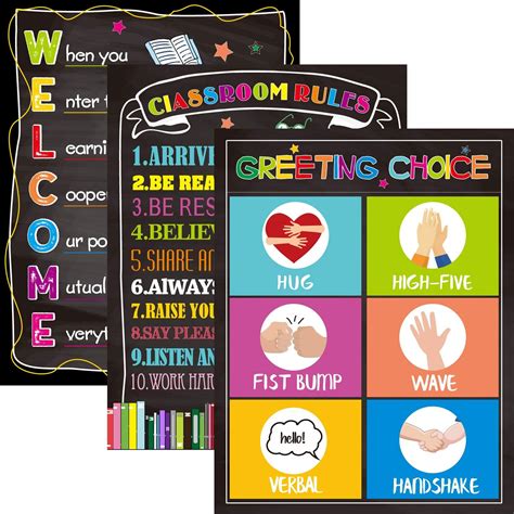 Welcome Back To School Classroom Poster Set Philippines Ubuy
