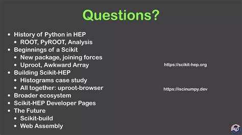 Scipy 2022 Scikit Hep Ppt
