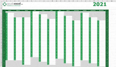 Plantillas Calendario En Excel Ayuda Excel