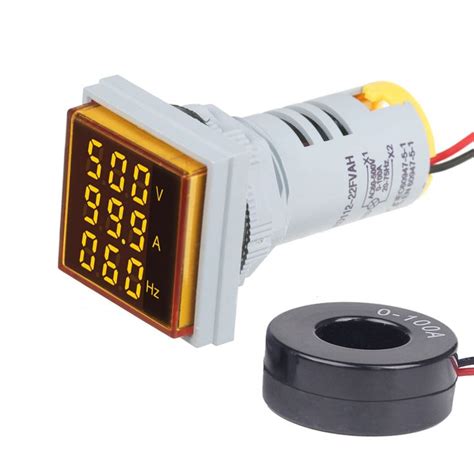 3in1 Ac Volt Amp Frequency Hertz Meter 3 In 1 Ac Voltage Ampere