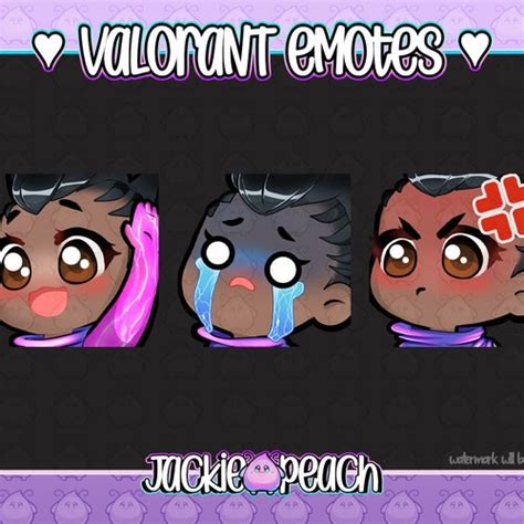 Valorant Kayo Emotes Valorant Kayo Cute Valorant Kayochibi Etsy