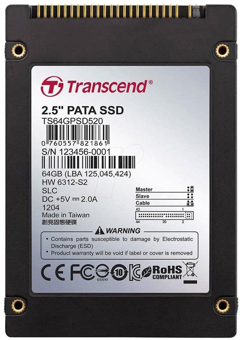 Transcend PSD330 SSD 64 GB internal 2.5" | TS64GPSD330
