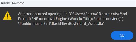 Check The Fla Files If The Actionscript Is Set To The Latest Version