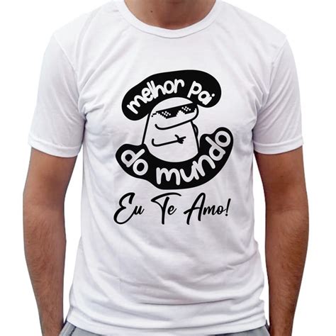 Camiseta Flork Personalizada Presente Melhor Pai Do Mundo Elo7