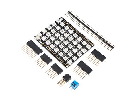 Com 12663 Sparkfun Neopixel Shield 40 Rgb Led Pixel Matrix