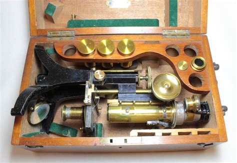 Dick Petrographic Microscope By Swift Case