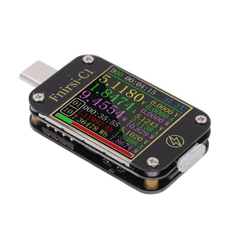 Sonew Testeur De Banque D Alimentation FNIRSI C1 Type C PD Trigger