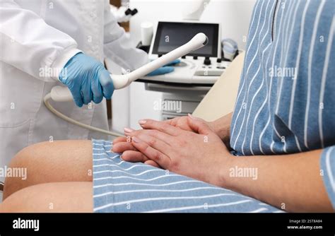 Transvaginal Ultrasound Examination Of Uterus And Ovaries For Woman