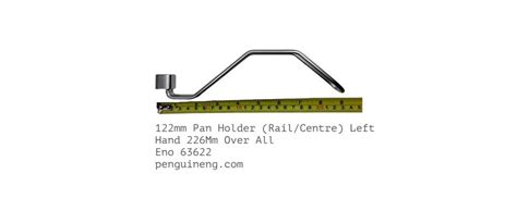 Ens63622 Left Hand Pan Clamp 122mm Rail Centre 226mm Eno Force 10 Cooker