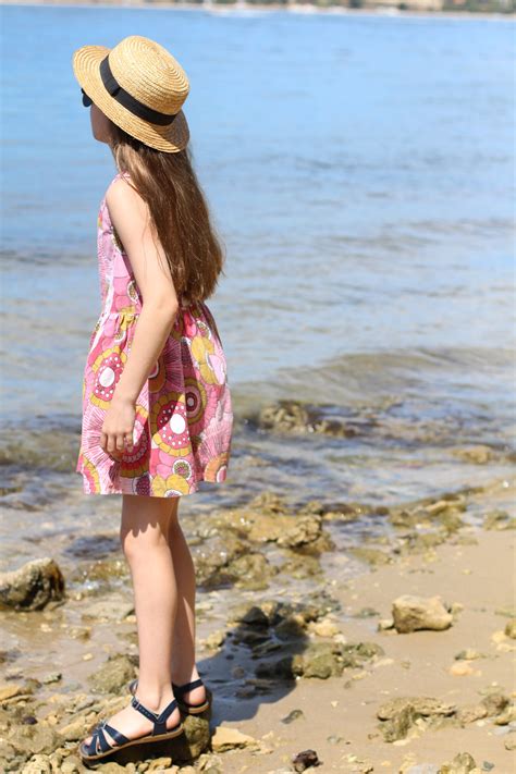 Vintage Sheet Mini Darling Ranges Dress Megan Nielsen Patterns Blog