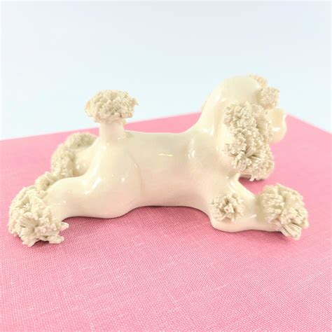 1950s Spaghetti Cocker Spaniel Vintage Dog Figurine Ceramic Dog