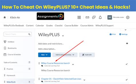 How To Cheat On Wileyplus A Guide To Get Wileyplus Answer