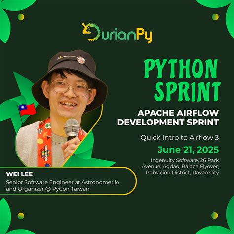 Durianpy Davao Durianpy Davao Python User Group