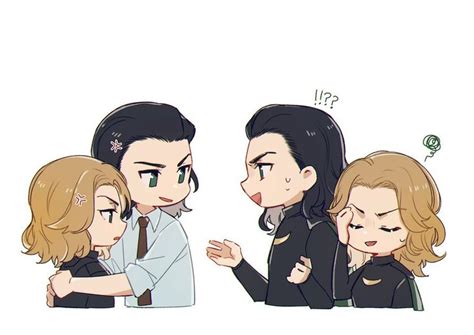 Sylki And Sylki Twin 💚 Personajes De Marvel Vengadores Graciosos