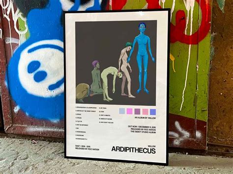 Willow Ardipithecus Custom Album Cover Poster Music Etsy Australia