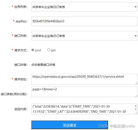 深圳市政府公开数据集获取：api接口自动化下载指南深证信数据服务平台接口如何调用 Csdn博客