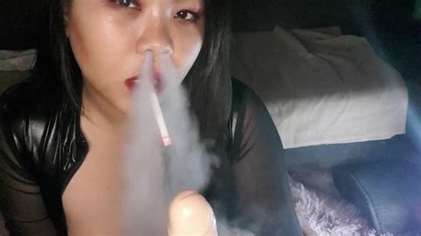 S Dildo 2 Marlboro Reds Lots Of Dangling Cig And Nose Exhales