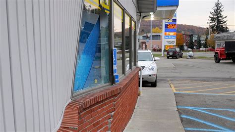Car Crashes Into Canisteos Acorn