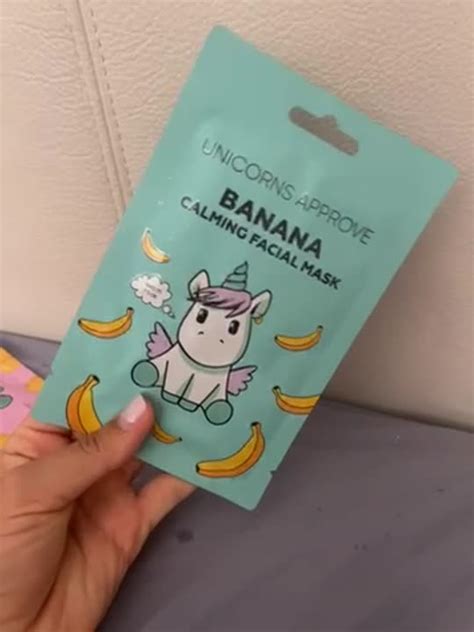 UNICORNS APPROVE Тканевая маска для лица с экстрактом банана ...