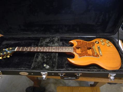 Gibson Sg Natural Wcase No Pickups Reverb