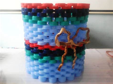 18 Cara Membuat Tempat Sampah Dari Tutup Botol Konsep Terkini