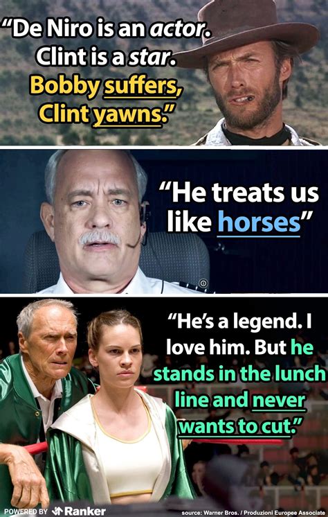 Groovy 12 Actors Talk About What It Was Like To Work With Clint