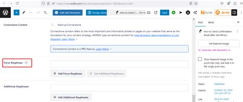 Boost Seo Easy Steps To Properly Use Focus Keyphrase In Wordpress