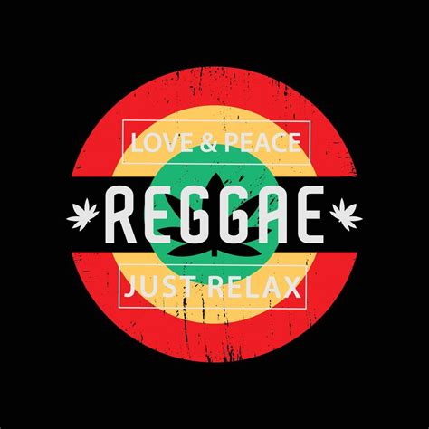 Reggae Illustration Typography Perfect For T Shirt Design