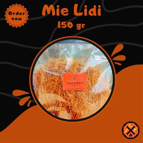 Jual Mie Lidi 150 Gr Mie Lidi Jadul Mie Lidi Basah Murah Shopee
