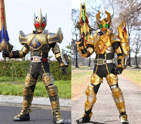 假面骑士剑：两大帝皇形态对比，橘前辈的更闪亮，剑的更厉害 哔哩哔哩