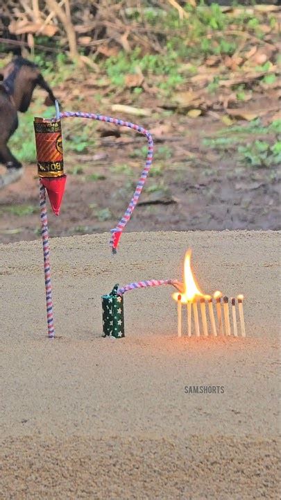Matchstick Amazing Experiment 🔥💥 Diwali Creakers Testing Shorts Short