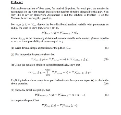 Solved This Problem Consists Of Four Parts For Total Of 60 Chegg Com