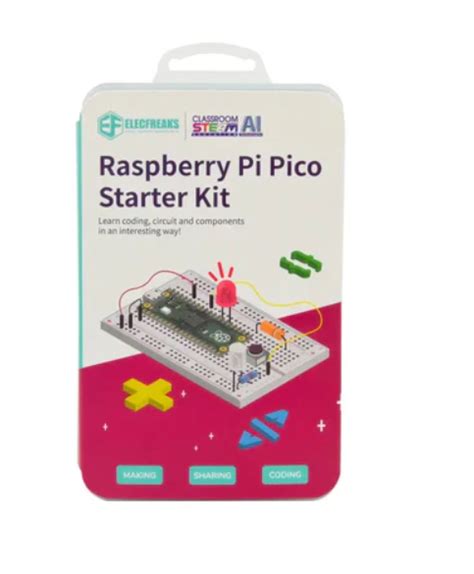 Elecfreaks Raspberry Pi Pico 스타터 키트raspberry Pi Pico W 보드 포함