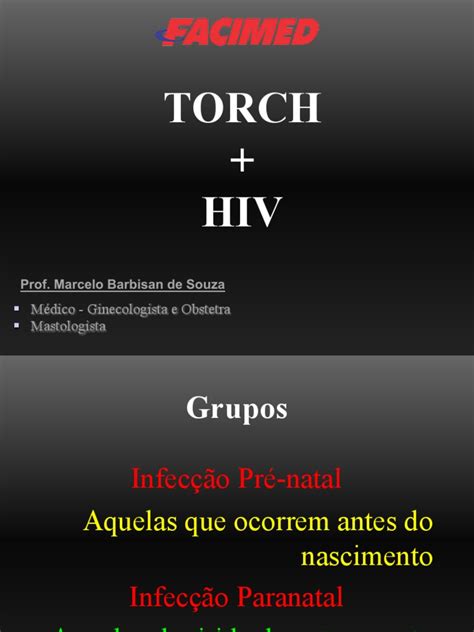 Torch Hiv Médico Ginecologista E Obstetra Mastologista Pdf
