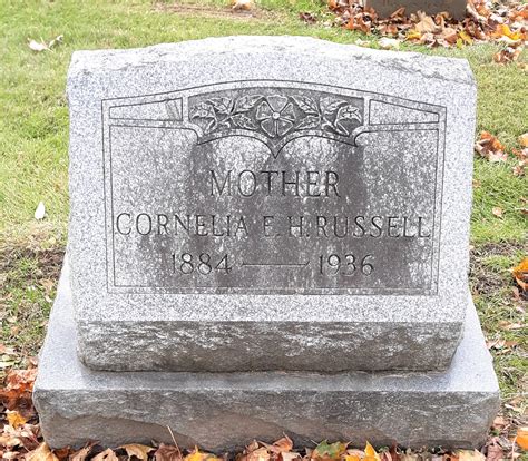 Cornelia Eh Scherrer Russell 1884 1936 Mémorial Find A Grave