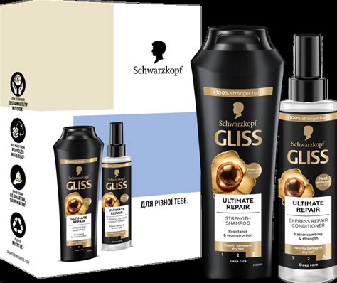 Набор для женщин Gliss Kur Ultimate repair. Hair Reconstruction Шампунь ...