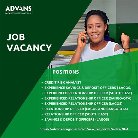 New Job Vacancies At Advans Nigeria Jobs Vacancies Nigeria