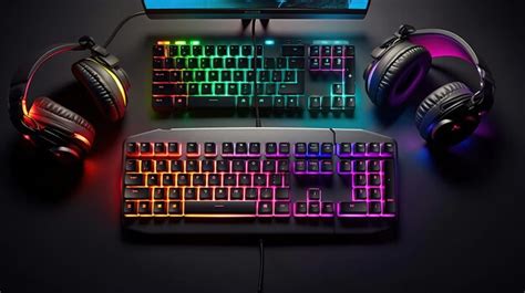 Premium Ai Image Rgb Customization Rgb Keyboard Rgb Lighting Computer