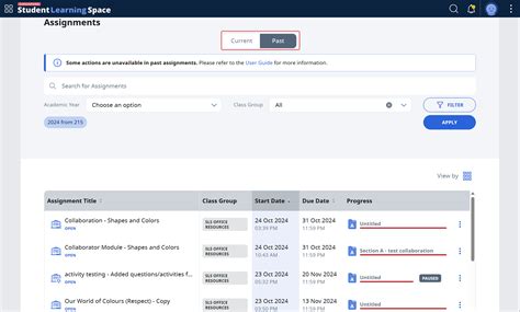 A1 Vii View Past Assignments