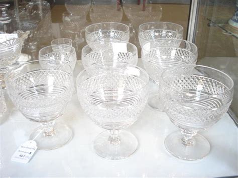 Bonhams A Quantity Of Glassware 19th Century And Later