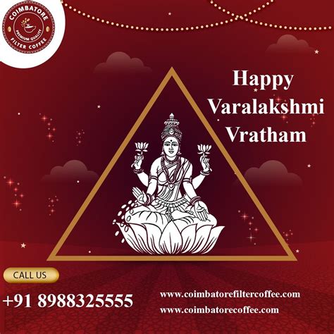 Coimbatore Filter Coffee On Linkedin Happy Varalakshmi Vratham May