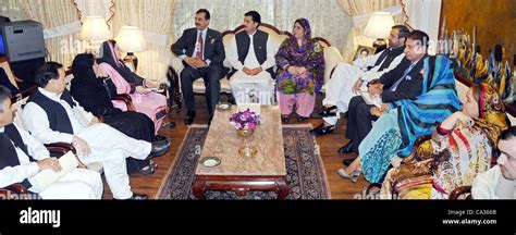 Prime Minister Syed Yousuf Raza Gilani In Meeting With