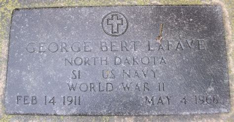 George Bert Lafave 1911 1968 Find A Grave Memorial