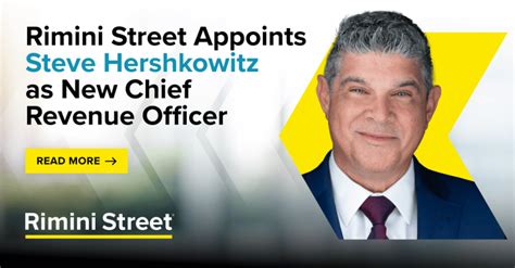 Rimini Street On Linkedin Rimini Street Appoints Proven Senior Executive As New Chief Revenue