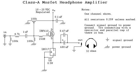 Fet Audio Preamp Circuit Wiring Diagram