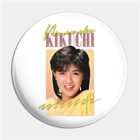 Momoko Kikuchi Retro 80s Fan Art Design Citypop Pin Teepublic