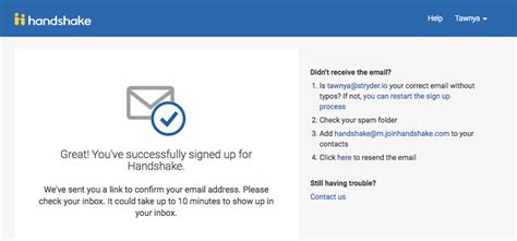 troubleshooting a missing confirmation email handshake help center
