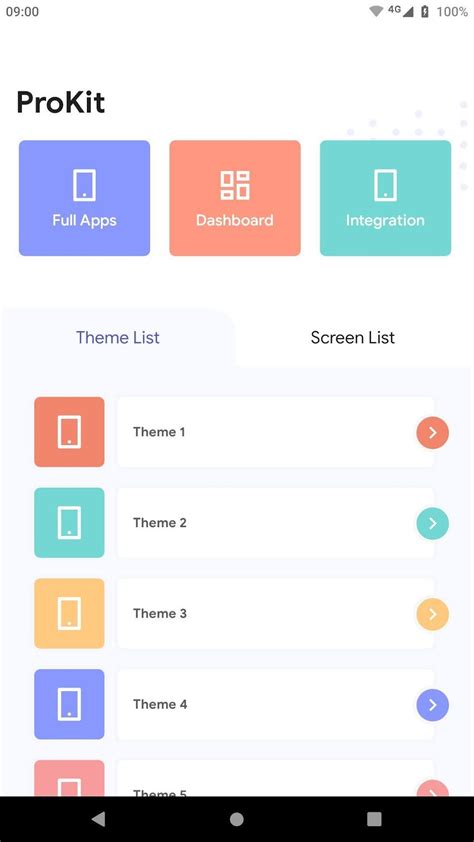 Prokit Android App Ui Design Template Kit для Android — Скачать